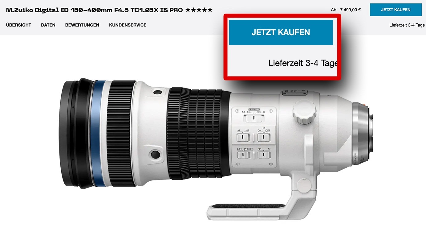 150-400mm f/4.5 und 90mm F3.5 Macro sind jetzt verfügbar! - Olympus ...